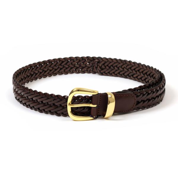 1966年にイタリアのパルマで設立したブランド、アンダーソンズのレザーメッシュベルトです。上質なレザーを丁寧に編み込んで仕上げた安定感と耐久性のある一本です。ベルト穴がなく、自分のサイズに合わせて着用できるためフィット感も抜群です。上品なゴ...