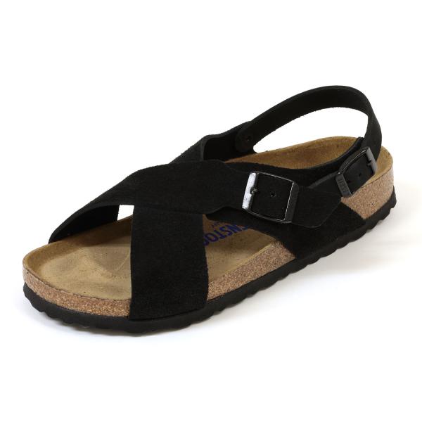 ■モデル紹介　-1029779　Tulum-ビルケンシュトックのクロスストラップサンダル「トゥルム」です。足幅は「ナロー」になります。クロスストラップとバックストラップがこのサンダルのユニークなアピアランスを完成させています。アッパーには足...