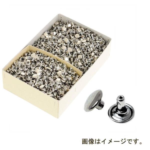●頭径・・・φ9mm●真鍮/鉄製+ニッケルメッキ●足長・・・8.5mm●2000組●パッケージ寸法・・・195X130X55●日本製※布・ビニー