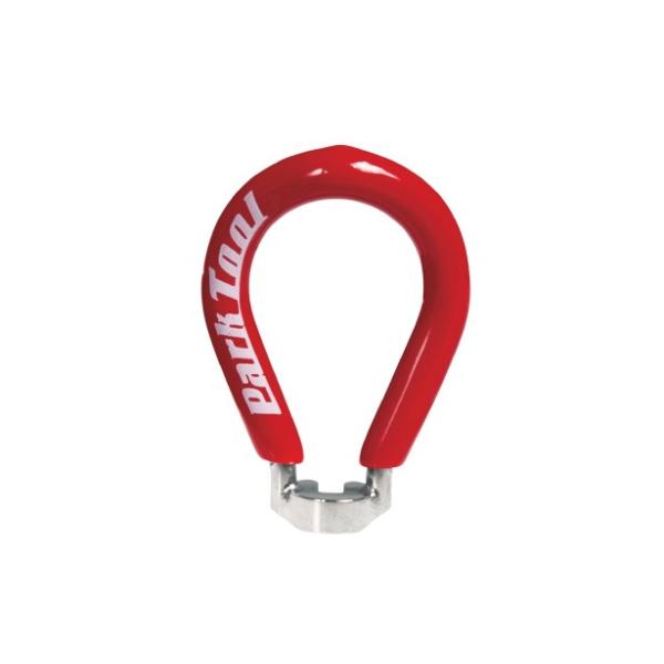 精度の高いプロ用のスポークレンチ。■レッド■2面幅3.4mmのニップル用（JIS #14/15用）