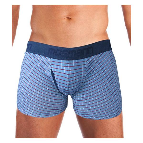 MOSMANN BASIC PLAID PRINT BOXER BRIEF （前開き） S/XL　