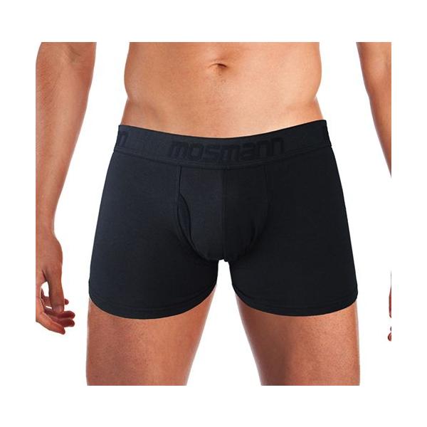 MOSMANN M-SERIES Boxer Brief BLACK （前開き） S/XL