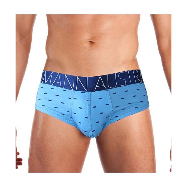 MOSMANN Comfort Polka Dash Blue Brief S/XL