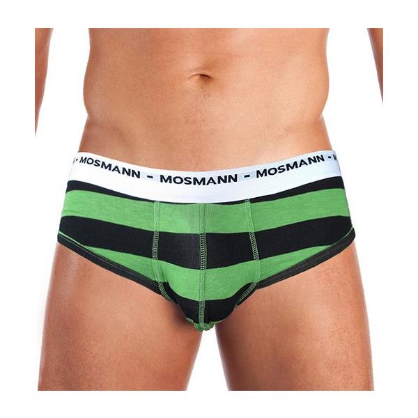 MOSMANN ECO STRIPE GREEN Brief S/XL