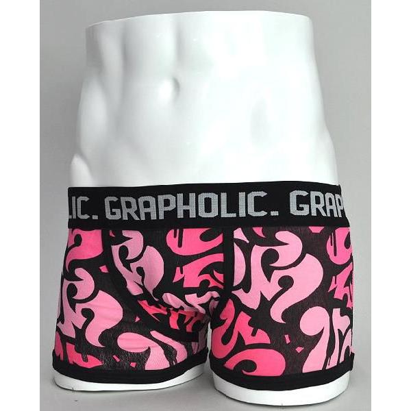 GU007GRAPHOLICプリントローライズボクサーM/L