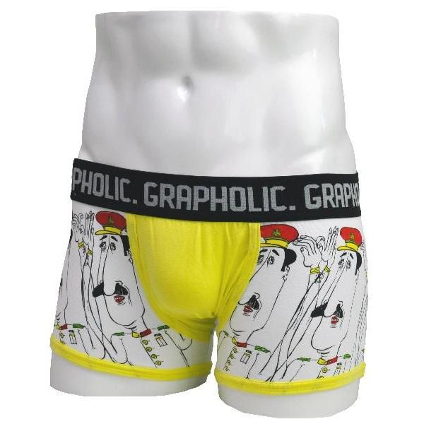 GU016GRAPHOLICプリントローライズボクサーM/L