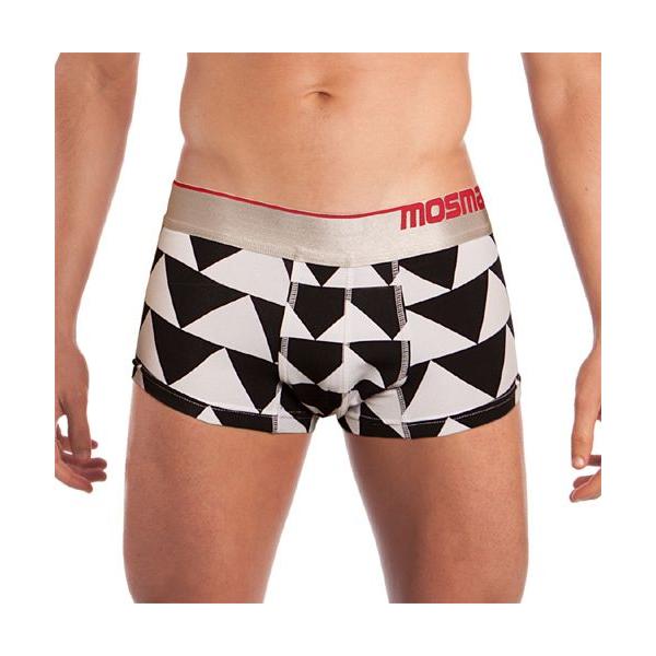 MOSMANN SILVER TRUNK BLACK/WHITE PRINT  S/XL　