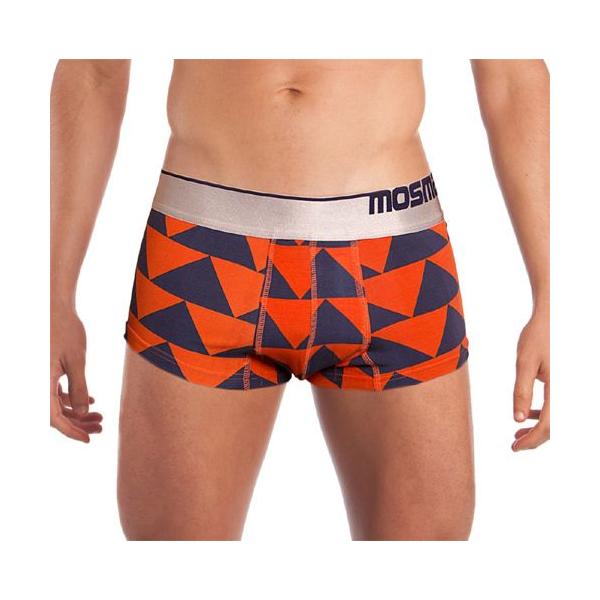 MOSMANN SILVER TRUNK ORANGE/BLUE PRINT   S/XL