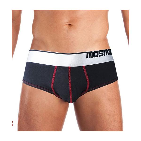 MOSMANN SILVER BLACK Brief S/XL