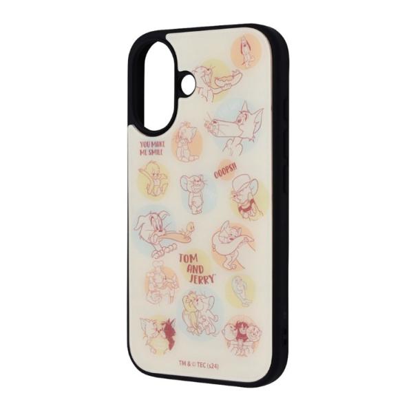 対応:iPhone16種類:トムとジェリーとフレンズ説明:フチが高く画面やカメラが傷つきにくい。指紋が目立ちにくく質感の良いデザイン。衝撃と傷に強い2重構造。衝撃をやわらげるエアクッション構造。『 トムとジェリー ( トムジェリ )』 トム...
