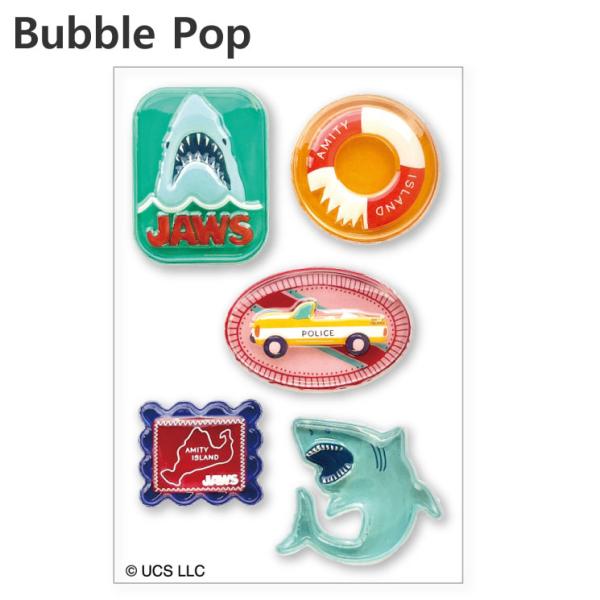 【商品】bubble pop【種類】JAWS【特徴】ツヤっと立体のデコレーションステッカーです。スマートフォンケース、ノートパソコンなどに貼って簡単カスタマイズ！※本品は強粘着のステッカーですので、機器本体ではなくケースに貼ることを推奨いた...