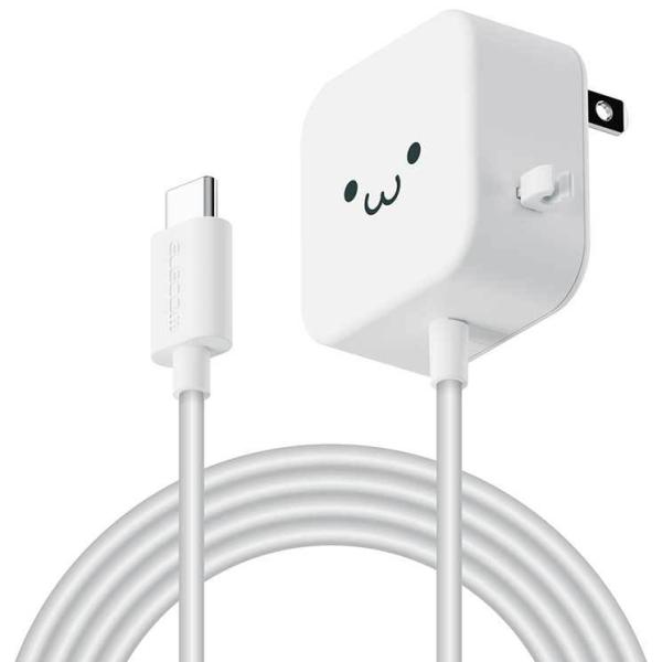 ■家庭用コンセントからスマートフォンやタブレットなどのUSB Type-C(USB-C)コネクタ搭載機器を充電できるAC充電器です。■ケーブルクリップが付属し、煩雑になりがちなケーブルを本体に留めておけます。■家庭用コンセントからスマートフ...