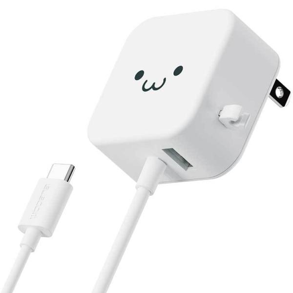 ■家庭用コンセントからスマートフォンやタブレット等を充電、給電できるAC充電器です。■ケーブルクリップが付属し、煩雑になりがちなケーブルを本体に留めておけます。■USB Aポートに加え、USB Type-C(USB-C)コネクタ搭載機器にそ...