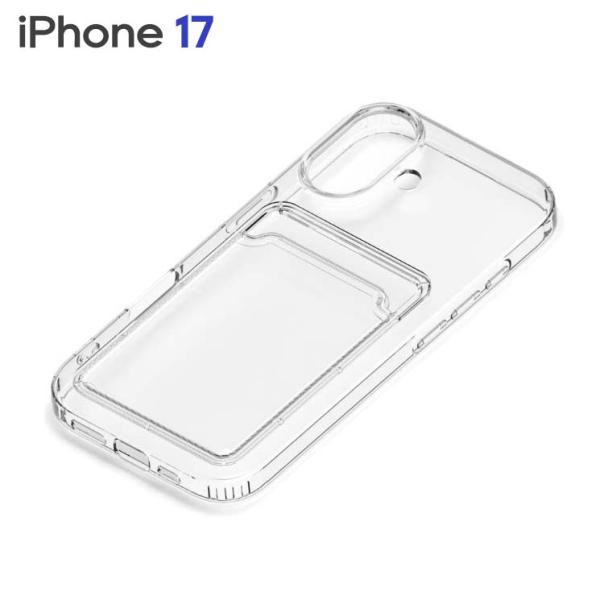 【対応機種】iPhone17【デザイン・カラー・種類】クリアポケットケース (クリア)【商品説明】写真やステッカーを背面のポケットに入れてアレンジが可能なiPhone17用 クリアポケットケースです。iPhone本体のデザインを活かすクリア...