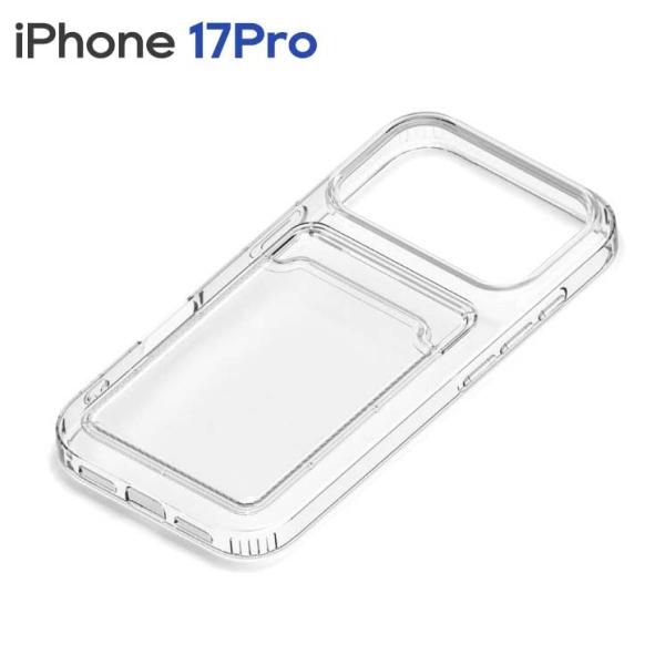 【対応機種】iPhone17Pro【デザイン・カラー・種類】クリアポケットケース (クリア)【商品説明】写真やステッカーを背面のポケットに入れてアレンジが可能なiPhone17Pro用クリアポケットケースです。iPhone本体のデザインを活...