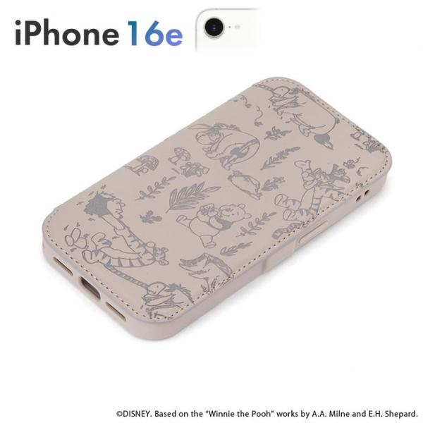 【対応機種】iPhone16e【デザイン・カラー・種類】くまのプーさん【商品説明】「PG-D25KGF03POO」は、ディズニーキャラクターデザインの機能性を追求したiPhone 16e用 ガラスフリップケースです。スタイリッシュなラウンド...