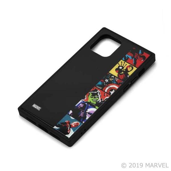 対応:iPhone 11Proデザイン:アベンジャーズ/ポップアート説明:「PG-DGT19A12AVG」は、「MARVEL」のキャラクターデザインのガラスの光沢とTPUの一体感が美しいハイブリッド設計の2019年 iPhone 5.8用ガ...