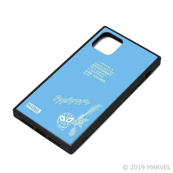対応:iPhone 11デザイン:スパイダーマン説明:「PG-DGT19B17SPM」は、「MARVEL」のキャラクターデザインのガラスの光沢とTPUの一体感が美しいハイブリッド設計の2019年 iPhone 6.1用ガラスハイブリッドケー...