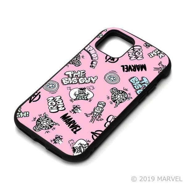 対応:iPhone 11Proデザイン:アベンジャーズ/ピンク説明:「PG-DPT19A12AVG」は、2019年 iPhone 5.8に対応した「MARVEL」のキャラクターデザインのハイブリッドタフケースです。 MIL規格（MIL-ST...