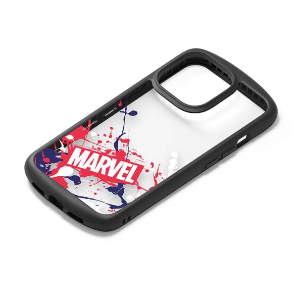 対応:iPhone 14 Proデザイン:スプラッシュ説明:「PG-DPT22Q20MVL」は、「MARVEL」デザインのiPhone本体の美しさを活かせる耐衝撃設計のMagSafe充電器対応 クリアタフケースです。手にフィットするラウンド...
