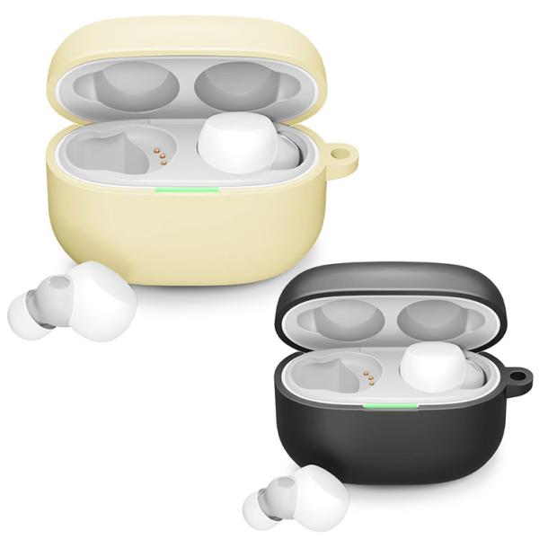 対応:抗菌シリコンケースデザイン:ブラック/ベージュ説明:柔らかなシリコン素材を使用したLinkBuds S用 抗菌シリコンケースです。柔軟で取り付けしやすいシリコン素材でLinkBuds Sをキズから守ります。シリコン部分にSIAA（抗菌...