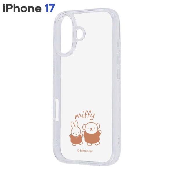 【対応機種】iPhone 17【デザイン・カラー・種類】ミッフィーとボリス【商品説明】デザインが楽しめる透明感のあるハイブリッドケース。背面には傷に強いポリカーボネート素材を使用し、側面には柔軟なTPU素材を採用。軽さと持ちやすさを両立して...