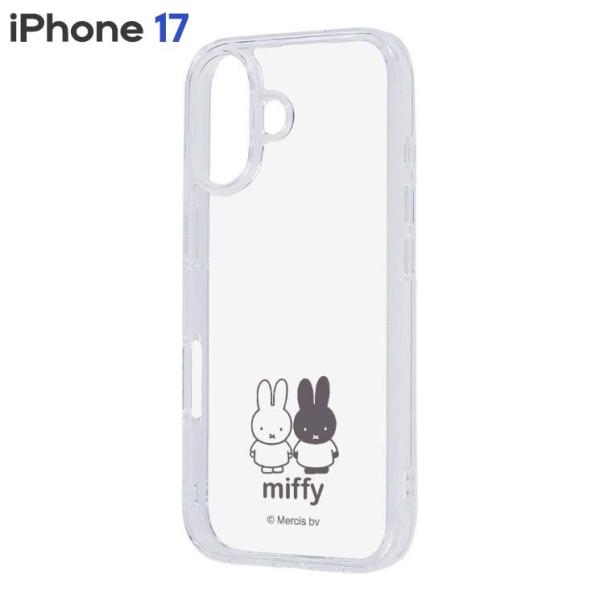 【対応機種】iPhone 17【デザイン・カラー・種類】ミッフィー【商品説明】デザインが楽しめる透明感のあるハイブリッドケース。背面には傷に強いポリカーボネート素材を使用し、側面には柔軟なTPU素材を採用。軽さと持ちやすさを両立しています。...