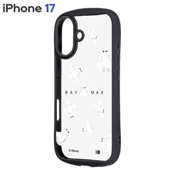 【対応機種】iPhone 17【デザイン・カラー・種類】ベイマックス_ふわふわ2【商品説明】衝撃に強い安心感を兼ね備えたハイブリッドケース。背面には傷に強いポリカーボネート、側面には厚みのあるTPU素材を使用し、高いフィット感と耐衝撃性を実...
