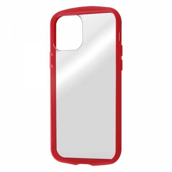 対応:iPhone 12/12Pro<br>カラー:レッド<br>説明:四つ角だけでなく、側面全周が耐衝撃構造。全周フルエアクッション。鉛筆硬度2Hで傷に強いポリカーボネイト素材。デザインを損ねない側面のストラップホ...