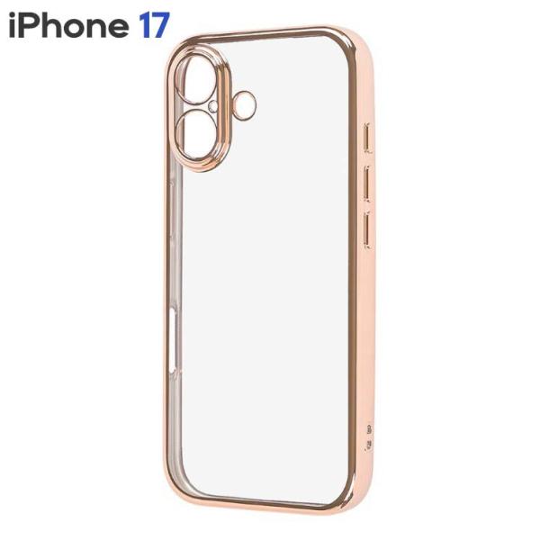 【対応機種】iPhone 17【デザイン・カラー・種類】ピンクゴールド【商品説明】艶のあるメタリックな光沢感が魅力のソフトケース。全体をTPU素材で仕上げ、やわらかく端末にフィットします。マイクロドット加工により、密着痕がつきにくく、見た目...