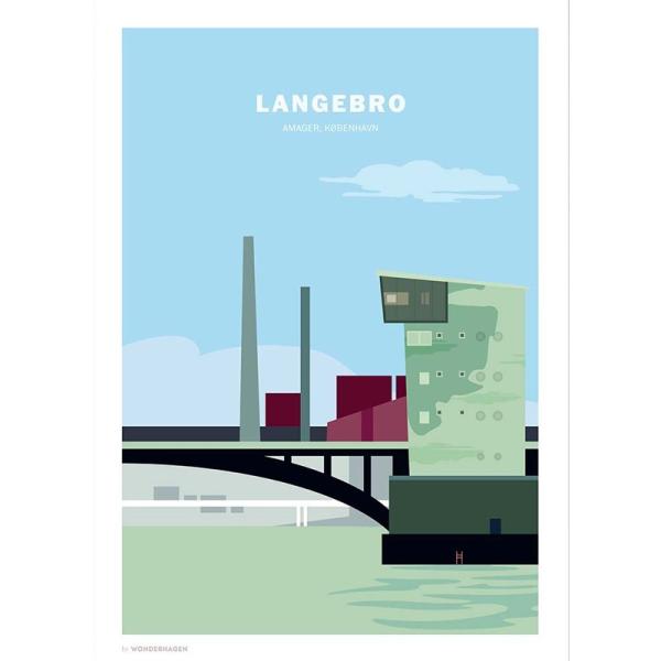 Wonderhagenはデンマークの旧王宮の街、コペンハーゲンの象徴的な建物や場所への賛辞として、一連のデザインポスターを制作しました。 このシリーズは、心地よい雰囲気を醸し出し、デインズ(デンマーク人）に幸せをもたらしています。Lange...