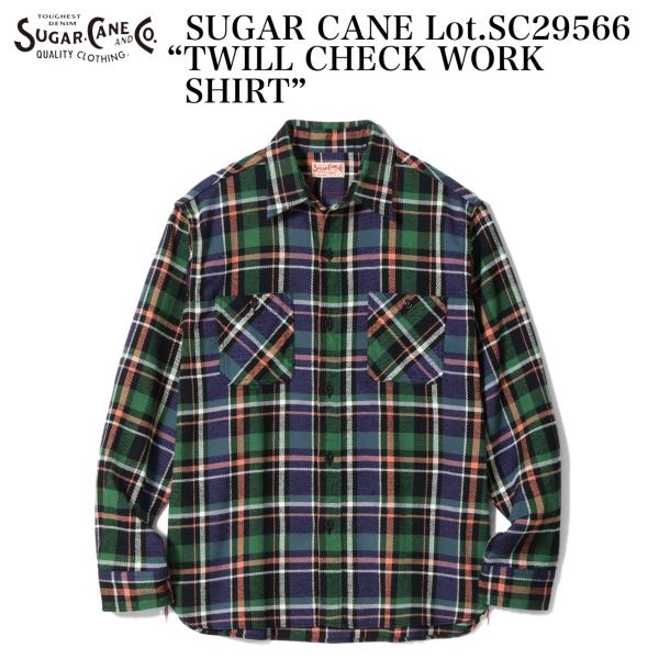 シュガーケーンが資料として保管するヴィンテージをベースに、2本針巻き縫いの縫製や各部の仕様など、1950〜60年代のディテールを再現した王道的なチェックシャツ。1980年代のWINTER RUNのワークシャツから起こした美しい発色のチェック...