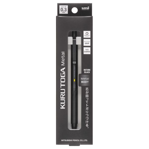≪商品スペック≫○商品名:クルトガ　メタル○品番:M3KH1P.24○機能:シャープ ○小売価格（税別）:2500円○JAN:4902778351970○軸色:ノクターンブラック○シャープ芯径: 0.3mm