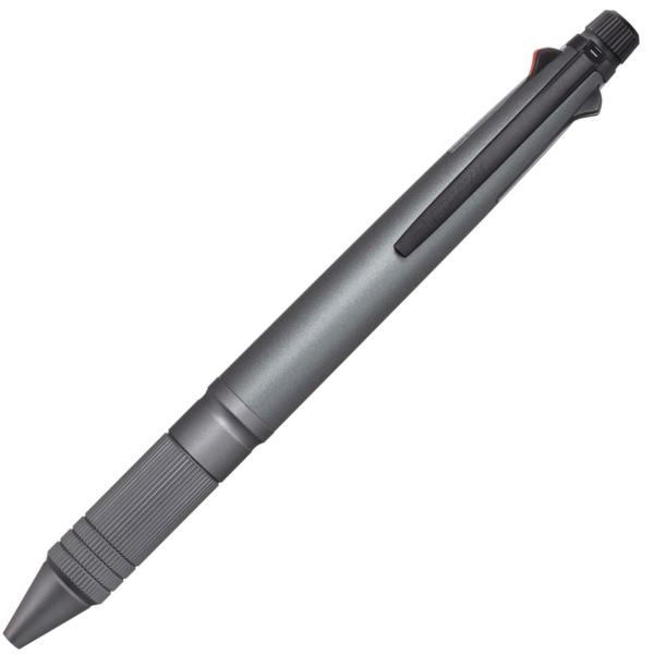 ≪商品スペック≫○商品名:ジェットストリーム○品番:MSXE5200A5.43○機能:５機能ペン ４＆１ ノック式○小売価格（税別）:2000円○JAN:4902778267745○軸色:ガンメタリック○インク色:黒・赤・青・緑○ボール径:...