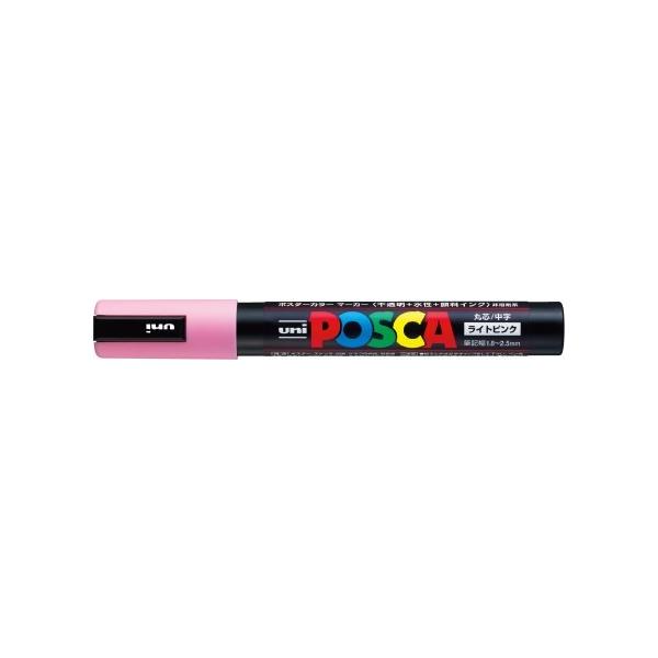 ≪商品スペック≫○商品名:ポスカ（POSCA)　ナチュラルカラー○品番:PC5M.51      ○機能:中字丸芯 水性マーカー○小売価格:250円○JAN:4902778195550○インク色:ライトピンク○軸径φ×厚さ×全長:18mm×...