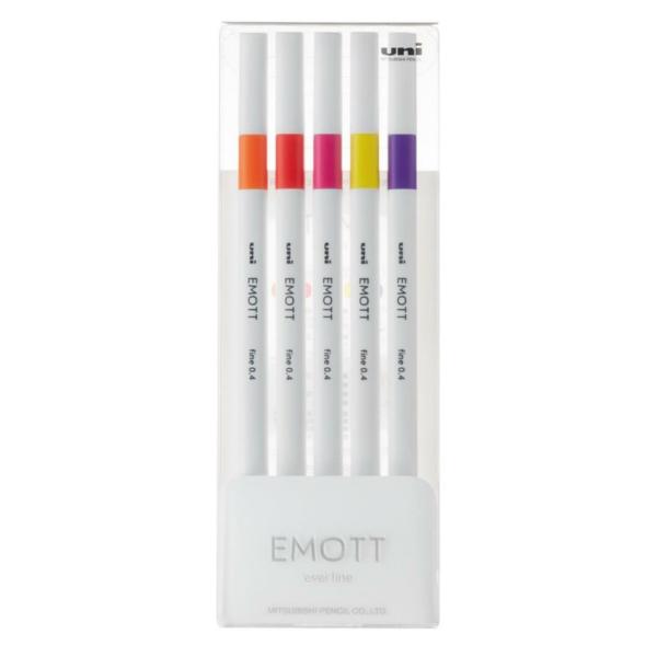 ≪商品スペック≫○商品名:エモット NO2　（EMOTT）○品番:PEMSY5C.NO2○機能:水性サインペン○小売価格:1000円○JAN:4902778248294○インク色:オレンジ（4）、フューシャ（11）、ピンク（13）、バーミリ...