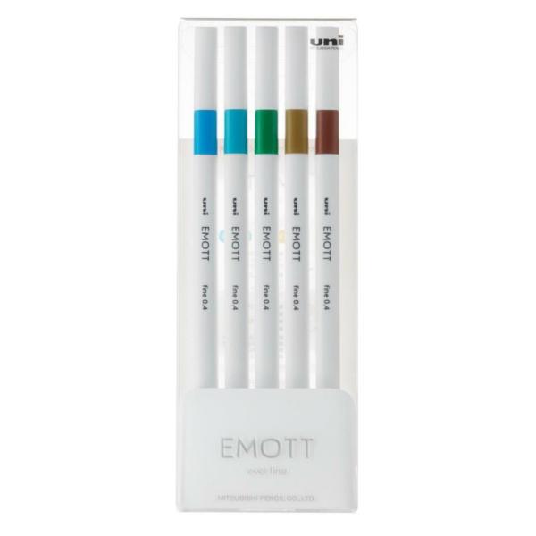 ≪商品スペック≫○商品名:エモット NO4　（EMOTT）○品番:PEMSY5C.NO4○機能:水性サインペン○小売価格:1000円○JAN:4902778248317○インク色:ダークイエロー(19)、ブラウン(21)、スカイブルー(48...