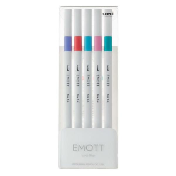 ≪商品スペック≫○商品名:エモット NO5　（EMOTT）○品番:PEMSY5C.NO5○機能:水性サインペン○小売価格:1000円○JAN:4902778248324○インク色:ライトブルー(8)、エメラルドグリーン(31)、ライトピンク...