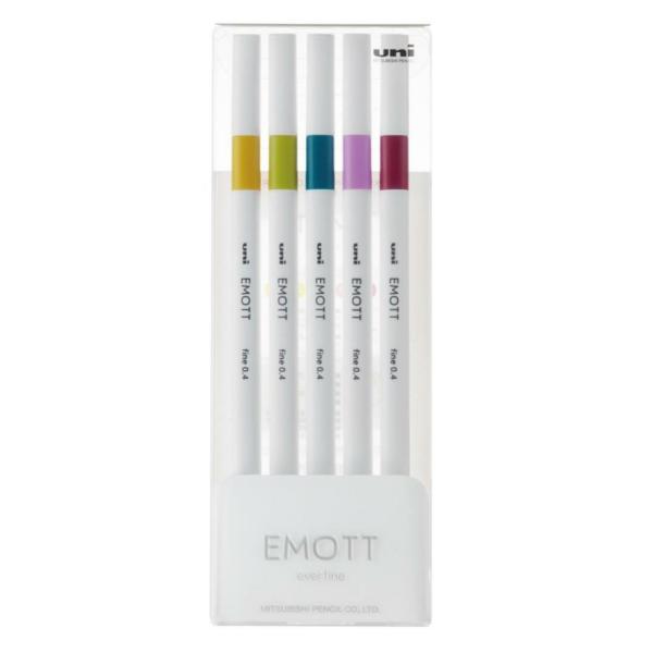 ≪商品スペック≫○商品名:エモット NO8　（EMOTT）○品番:PEMSY5C.NO8○機能:水性サインペン○小売価格:1000円○JAN:4902778248355○インク色:ブルーグリーン(39)、アイリスパープル(49)、レッドワイ...