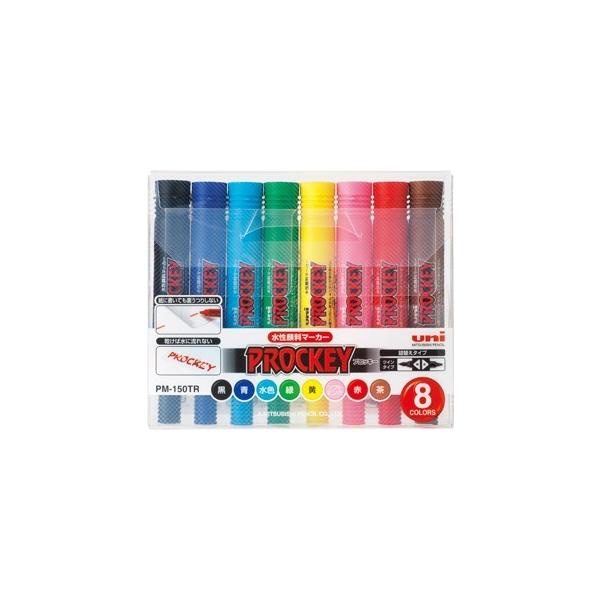 ≪商品スペック≫○商品名:プロッキー　8色セット○品番:PM150TR8CN   ○機能:細字丸芯+太字角芯 水性顔料マーカー○小売価格:1200円○JAN:4902778119648○インク色:黒、青、水色、緑、黄、ソフトピンク、赤、茶○...
