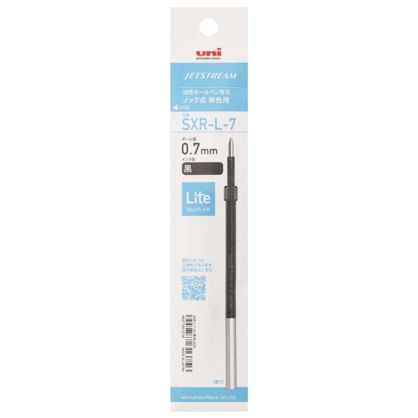 ≪商品スペック≫○商品名:ジェットストリーム（Lite touch ink）単色ボールペン用 替芯（黒）○品番:SXRL7.24○小売価格:120円○JAN:4902778313756○インク色:黒○ボール径:0.7mm○適合商品SXN-L...