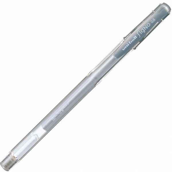 ≪商品スペック≫○商品名:ユニボール シグノ スタンダード○品番:UM100.26 ○機能:単色 キャップ式○小売価格（税別）:100円○JAN:4902778569535○軸色:透明○インク色:銀○ボール径:0.8mm○軸径φ×厚さ×全長...