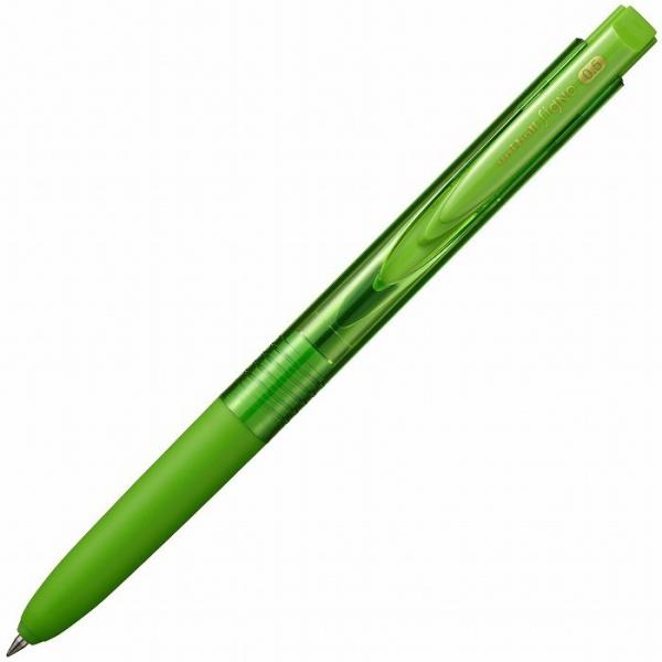 ≪商品スペック≫○商品名:ユニボール シグノ RT1○品番:UMN155N05.5 ○機能:単色 ノック式○小売価格（税別）:150円○JAN:4902778142707○軸色:ライムグリーン○インク色:ライムグリーン○ボール径:0.5mm...