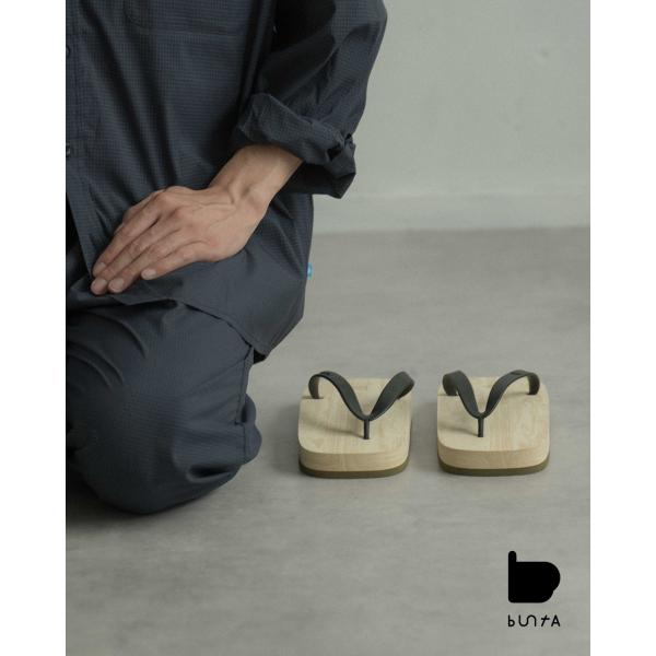 ■Made in Japan■fabric＜鼻緒＞塩化ビニル＜底材＞特殊ゴム■メール便 不可*** Attention ***・buntAのはきものは、職人が一つ一つ手作りしています。そのため製品に若干の違いが生じる場合がございますこと、ど...