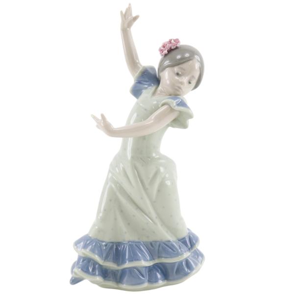 【管理番号】I130926002【アイテム】置物 オブジェ【ブランド】リヤドロ（Lladro）【モデル名】リトルダンサー【対象】_【素材】ポーセリン【サイズ】　 H約19cm x W約10cm x D約6.5cm【付属品】なし【その他】　画...