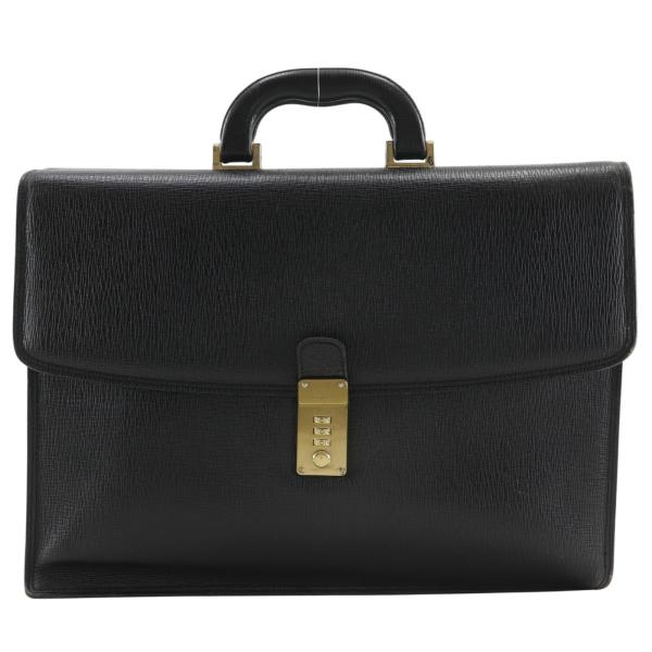 【管理番号】I141526155【アイテム】ビジネスバッグ【ブランド】バリー（BALLY）【モデル名】ブリーフケース【対象】メンズ【素材】レザー【カラー】黒【重量】約1410g【サイズ】　 H約29cm x W約40cm x D約5cm　ハ...