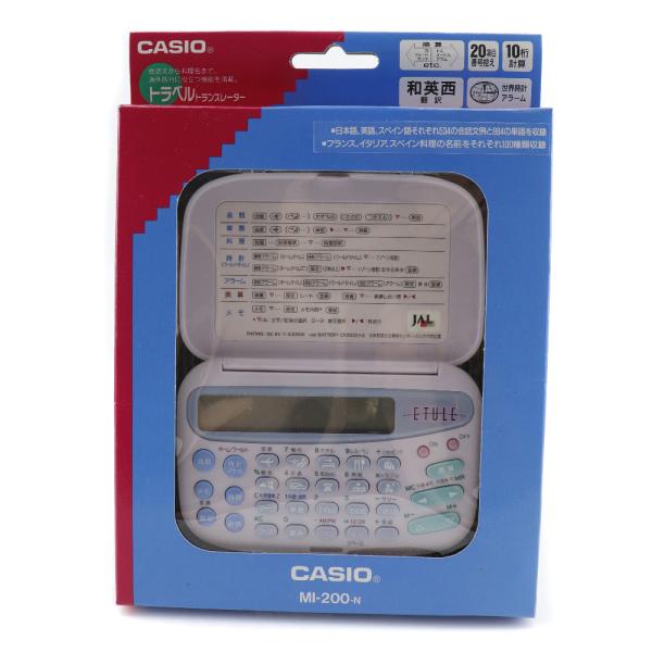 【管理番号】M161024003【アイテム】その他家電【ブランド】カシオ（CASIO）【モデル名】トラベルトランスレーター【型番】MI-200-N【ライン】MULTI INTERPRETER 旅行用翻訳機【対象】_【生産国】日本【サイズ備考...