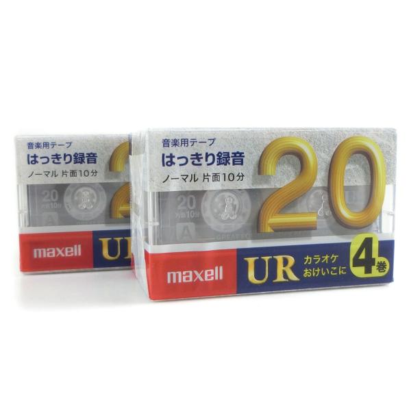 【管理番号】M221123005【アイテム】その他家電【ブランド】マクセル（maxell）【モデル名】カセットテープ 20分4巻パック×2セット【型番】UR-20M 4P【ライン】ノーマル/タイプ1 音楽用テープ【対象】_【付属品】なし【商...
