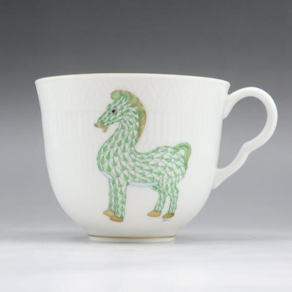 【管理番号】S140226264【アイテム】マグカップ【ブランド】ヘレンド（HEREND）【モデル名】干支マグカップ 馬 2014年【対象】_【重量】約135g【サイズ】　 H約7.2cm x W約11cm x D約8.9cm【サイズ備考】...