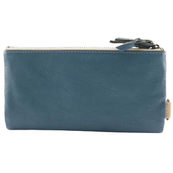 【管理番号】Y192724329【アイテム】長財布【ブランド】エンディミオン・スプリング（Endymion Spring）【モデル名】本革財布【対象】ユニセックス【カラー】ブルー【サイズ】　 H約10cm x W約19cmx D約2.5cm...
